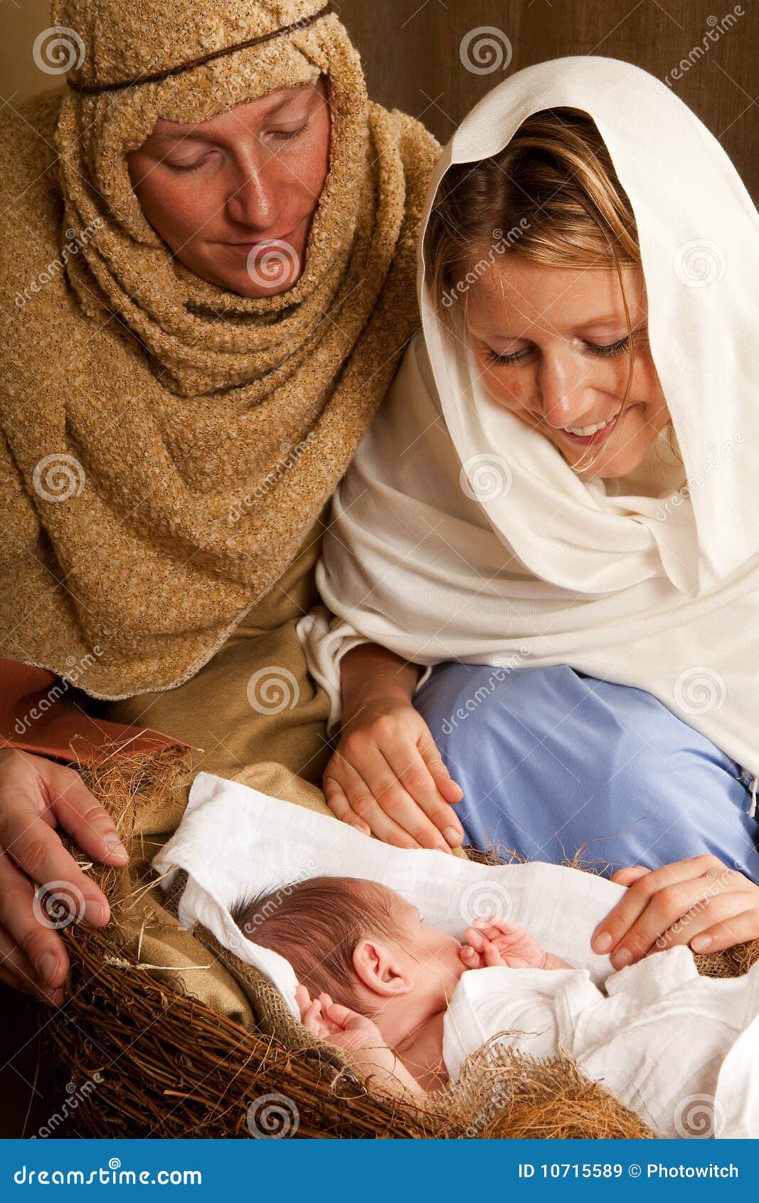 Frist christmas family stock image. Image of christian - 10715589
