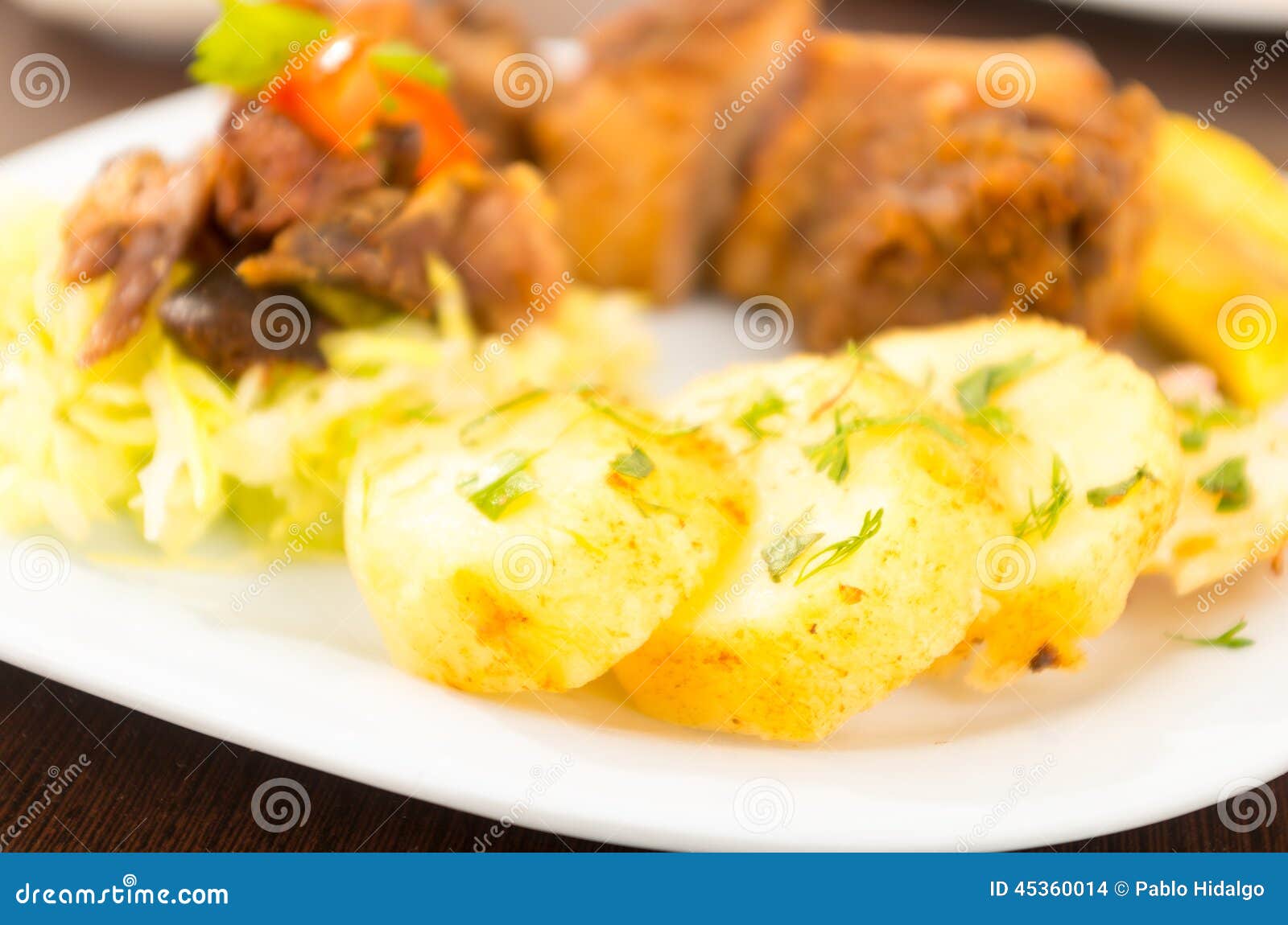 Fritada Fried Pork Traditional Ecuadorian Food Stock Photo - Image of ...