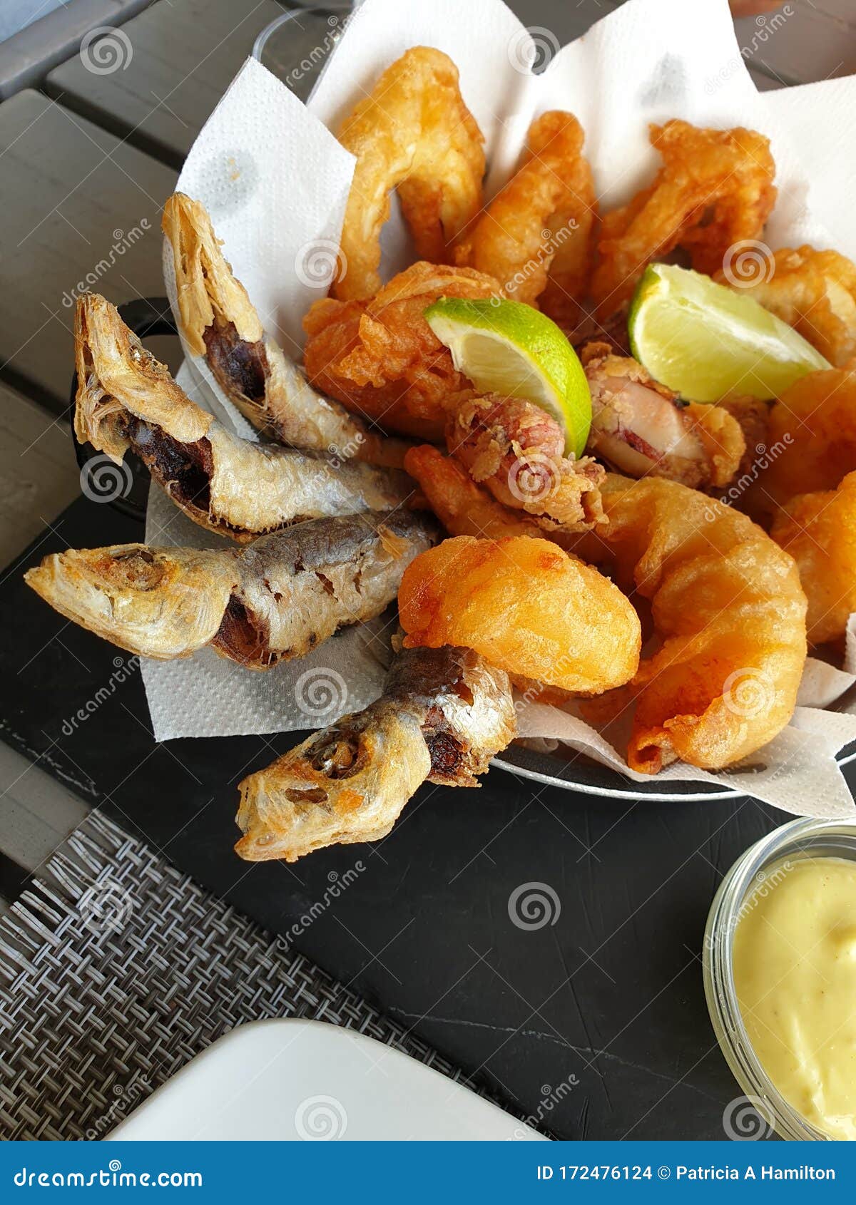 Frito misto bowl stock photo. Image of frito, mixed - 172476124