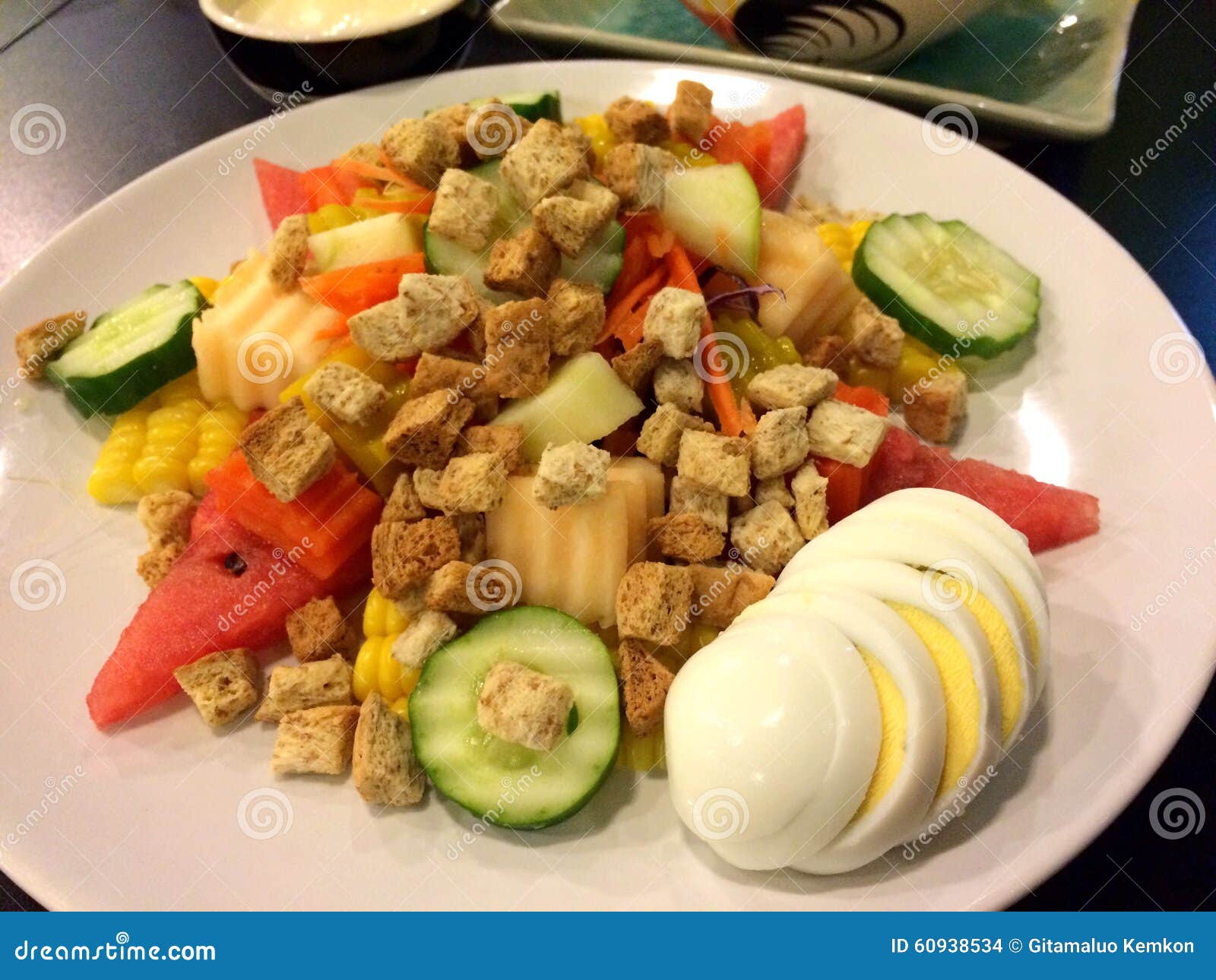 Friut salad stock photo. Image of fooodthai, restaurants - 60938534