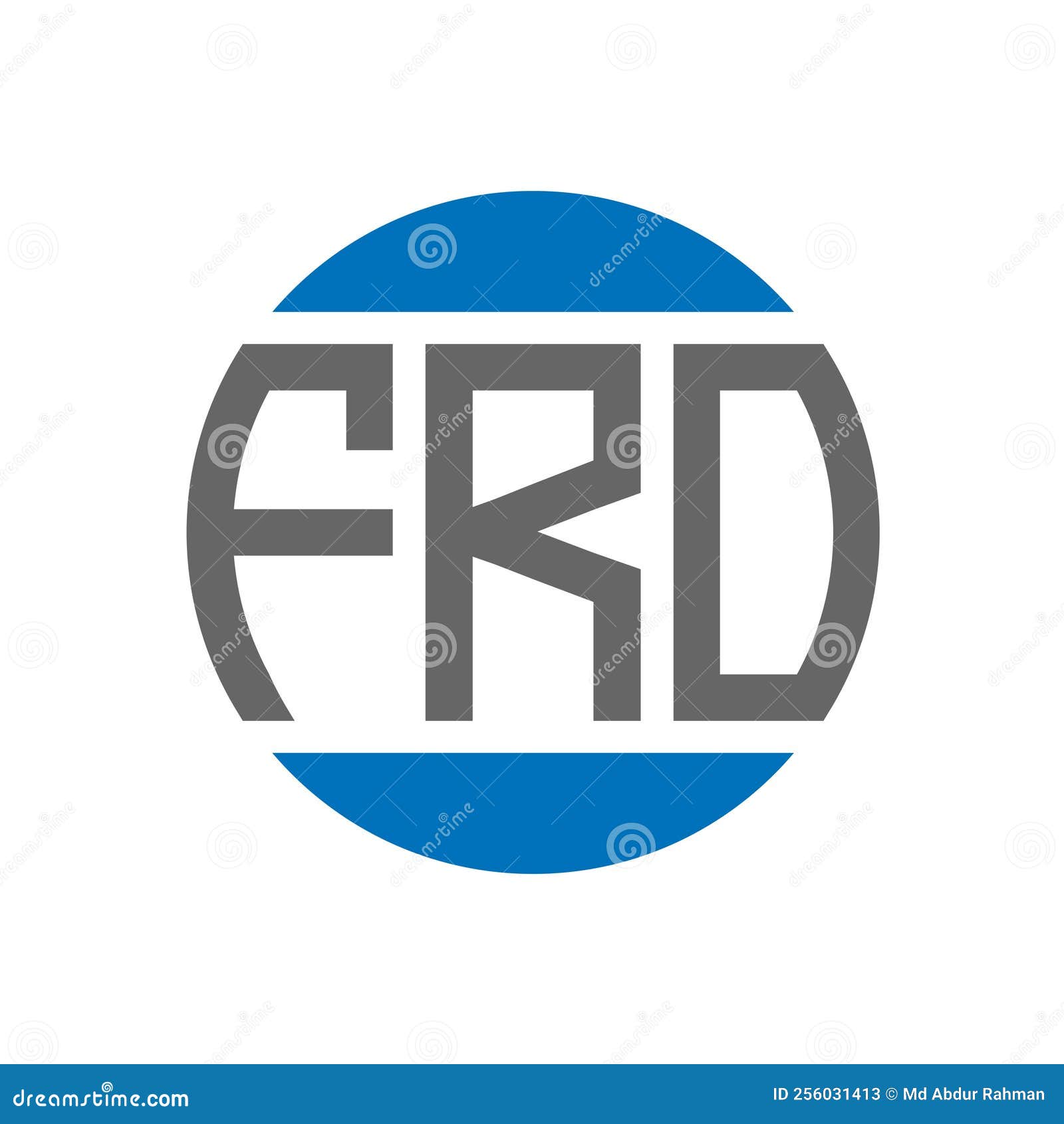FRO Letter Logo Design on White Background. FRO Creative Initials ...