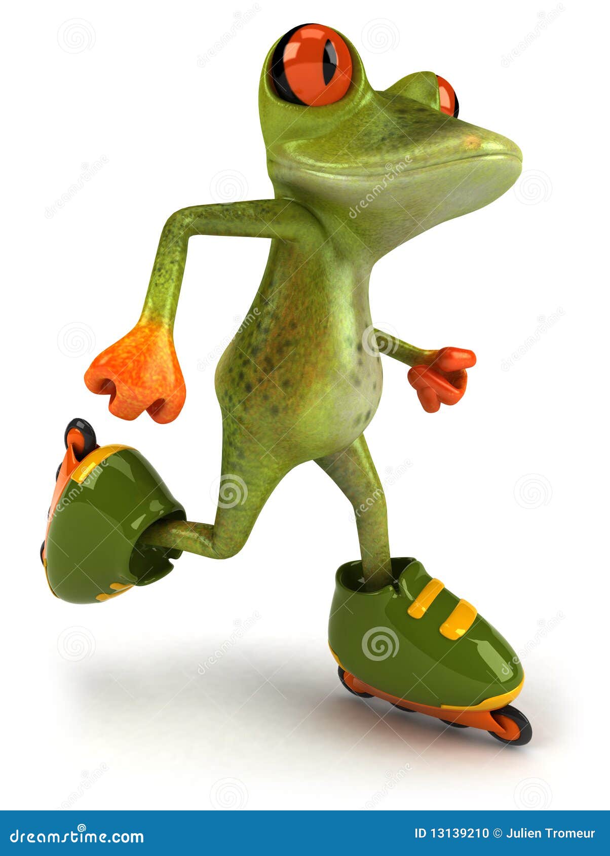 Frog With A Question Mark Stock Image | CartoonDealer.com #12800365