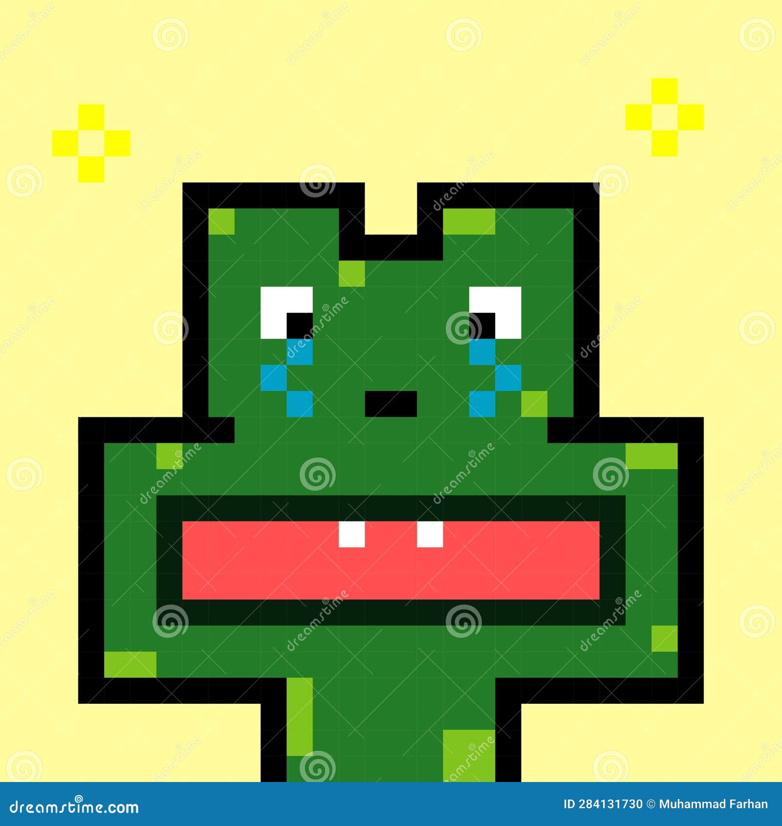 Crying Froggy in Vektor Illustrations Stock Vector - Illustration of ...