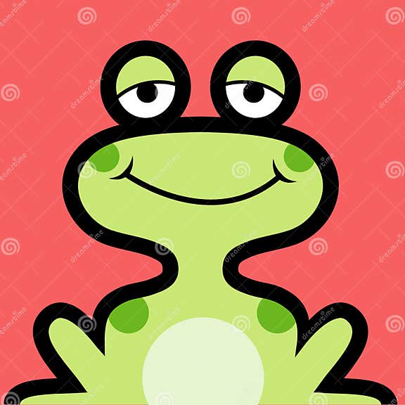 Frog avatar stock vector. Illustration of drawn, color - 25770388