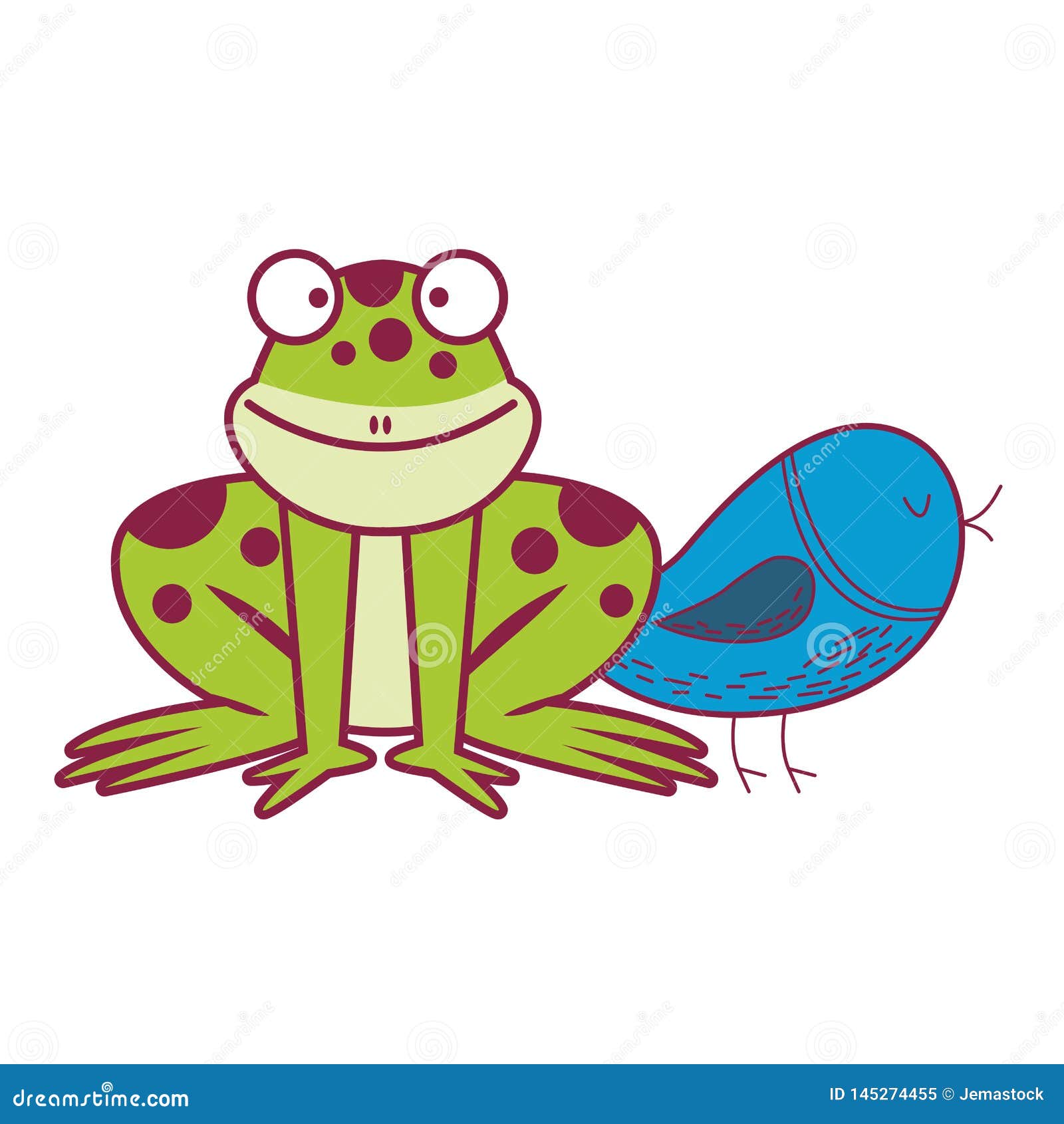 Blue Froggy Background Royalty-Free Stock Image | CartoonDealer.com ...
