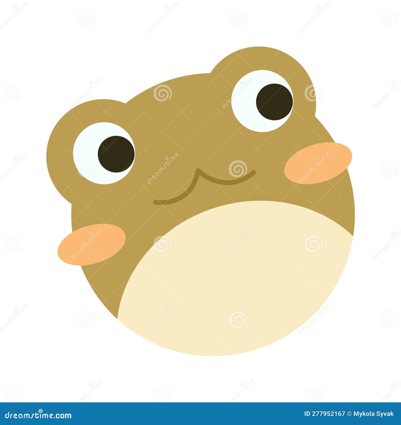 Frog Cartoon Icon stock vector. Illustration of animal - 277952167