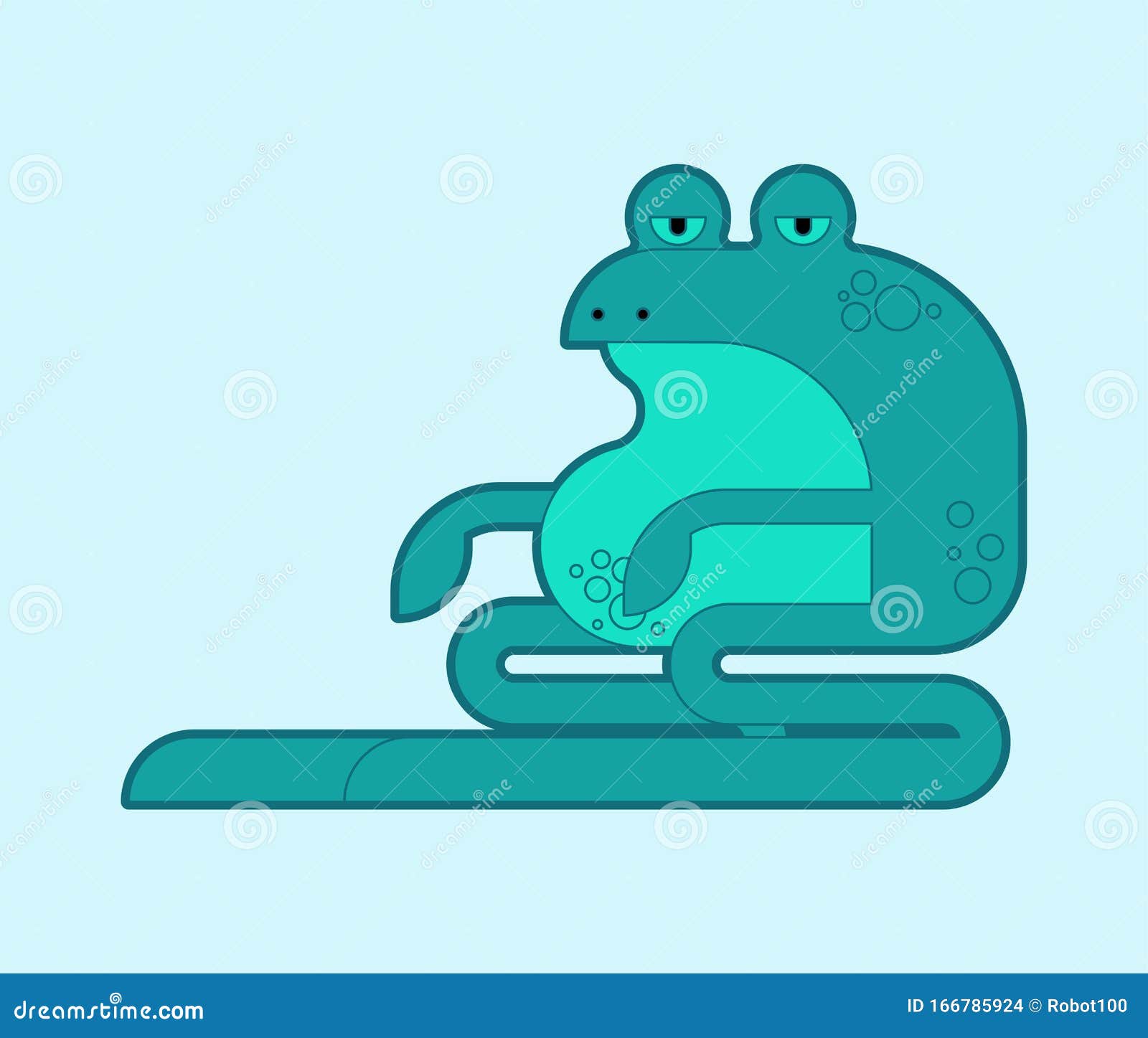 Toad Vector Icon On White Background. Flat Vector Toad Icon Symbol Sign ...