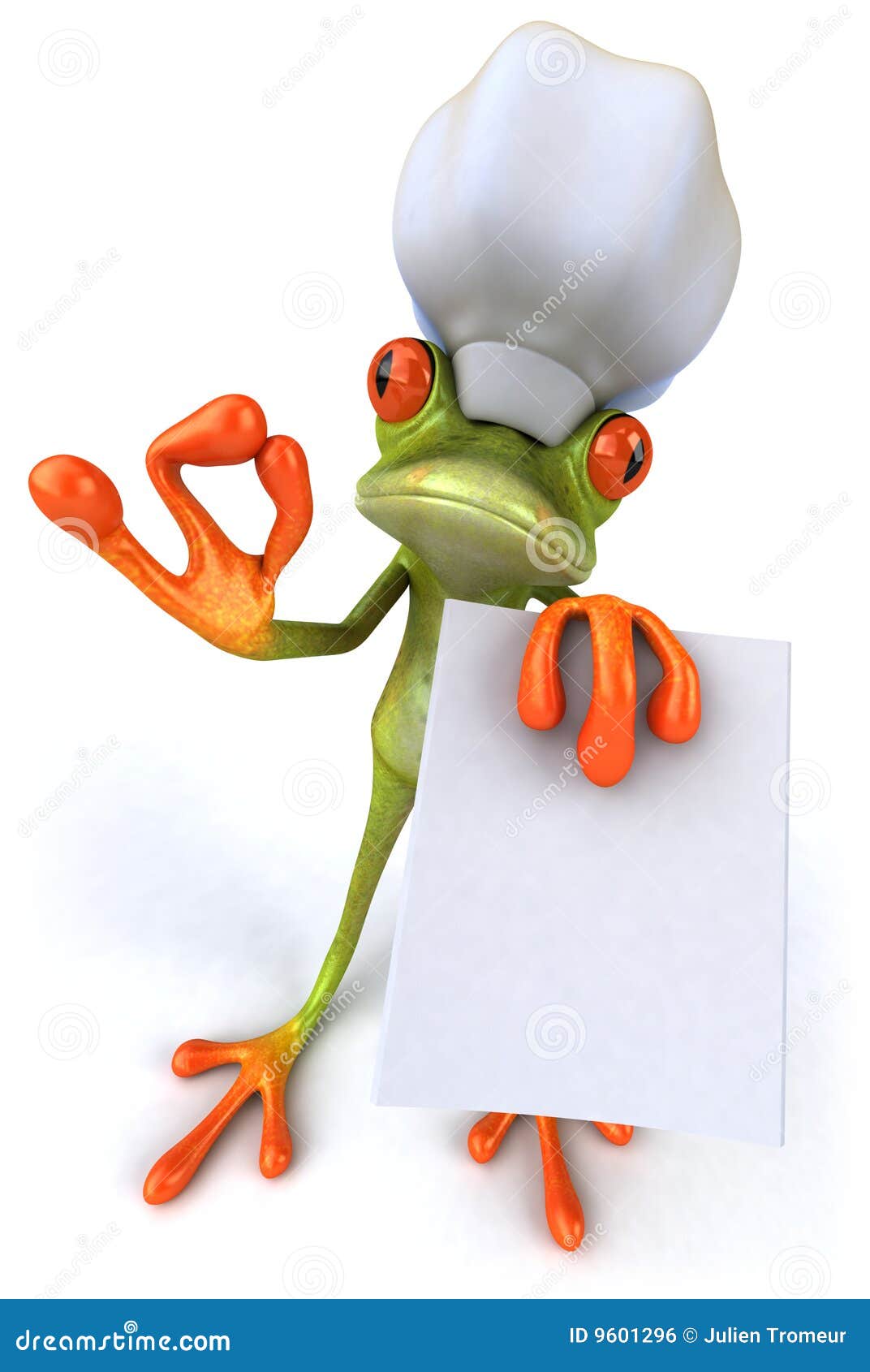 Frog chef stock illustration. Illustration of tropics - 9601296