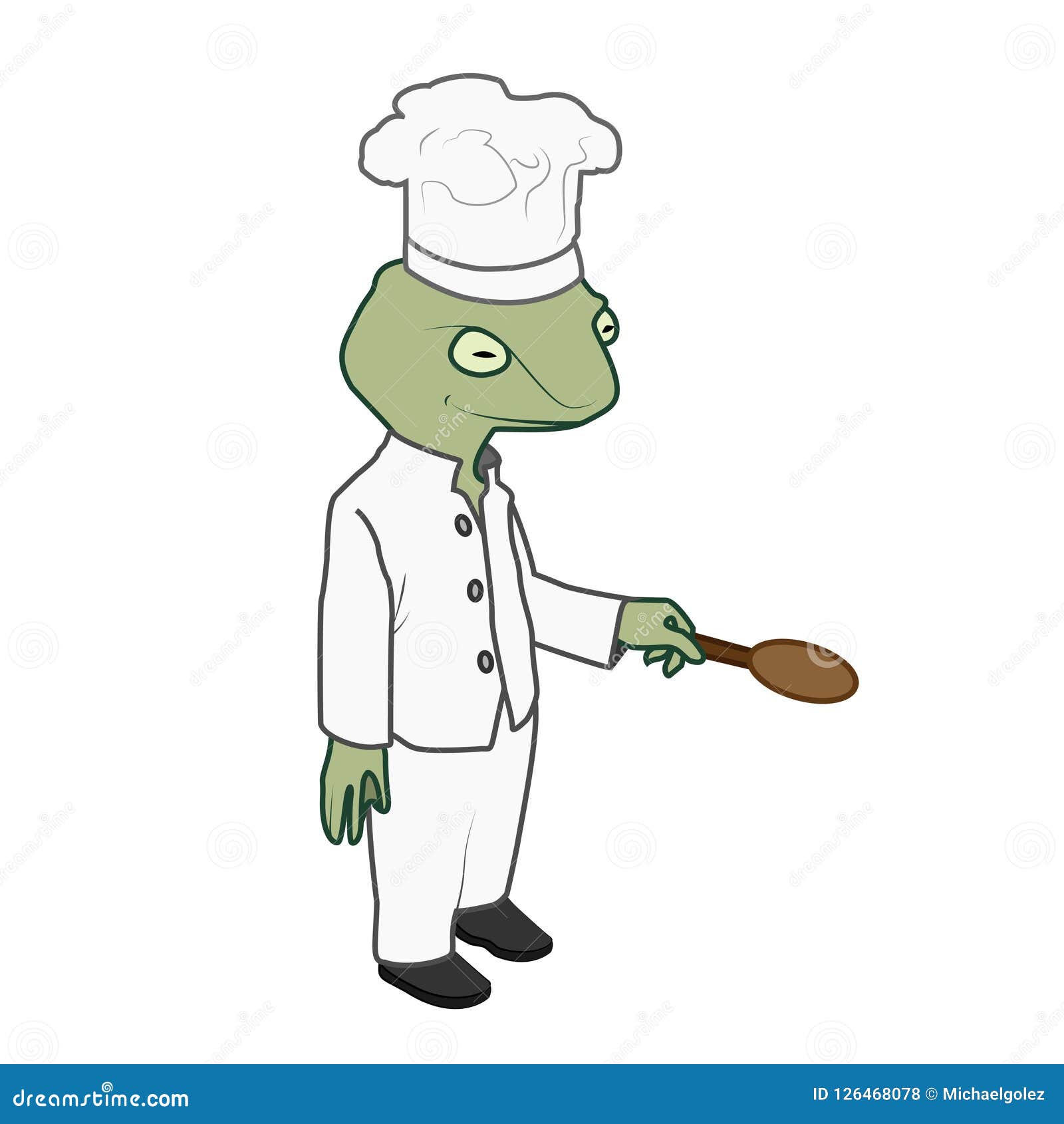 Frog Chef Cartoon Character Illustration Stock Illustration ...