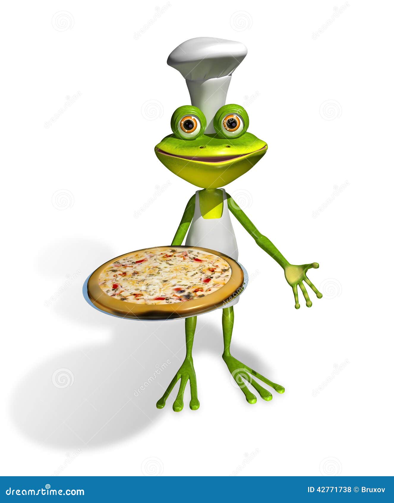 Frog Chef Logo Vector Illustration | CartoonDealer.com #18004816