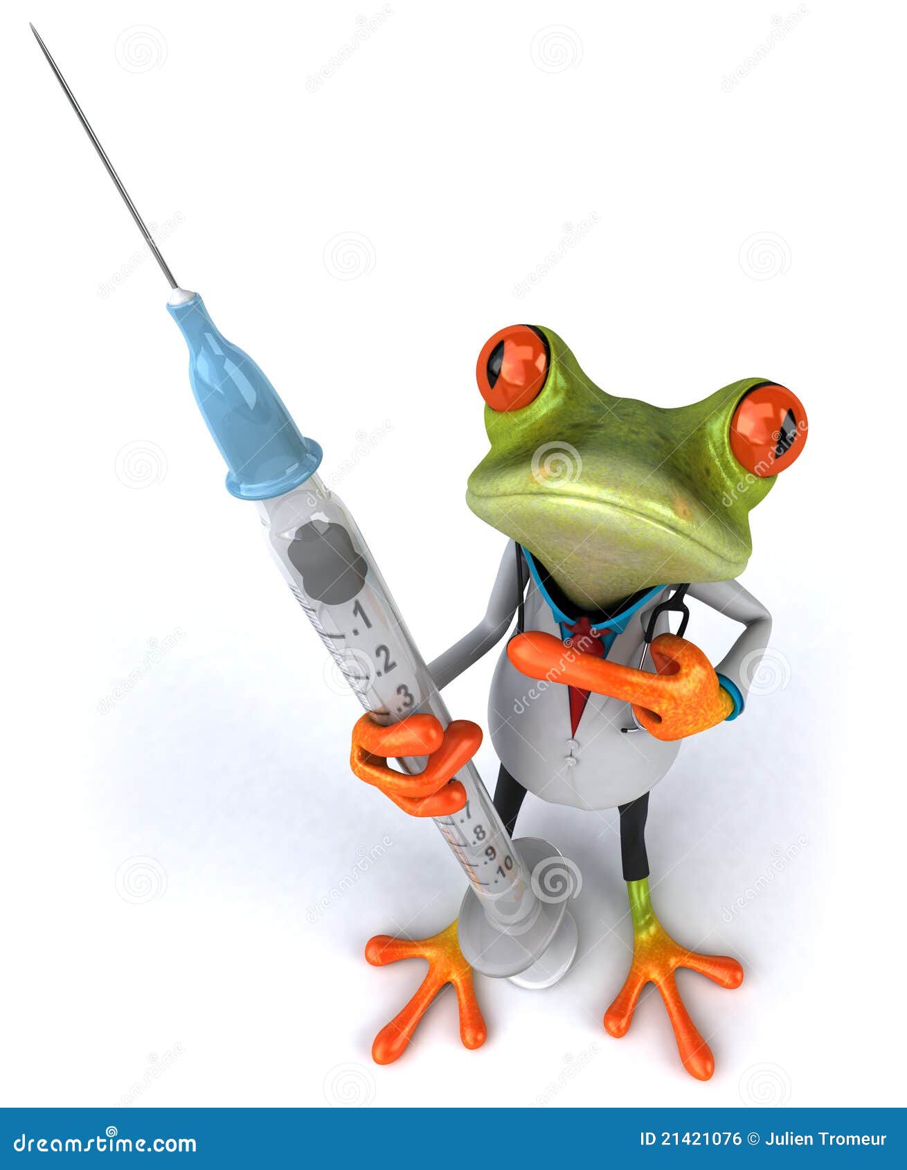 Frog doctor stock illustration. Illustration of green - 21421076