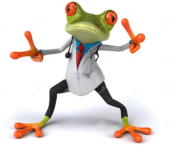 Frog doctor stock illustration. Illustration of sticky - 21421098