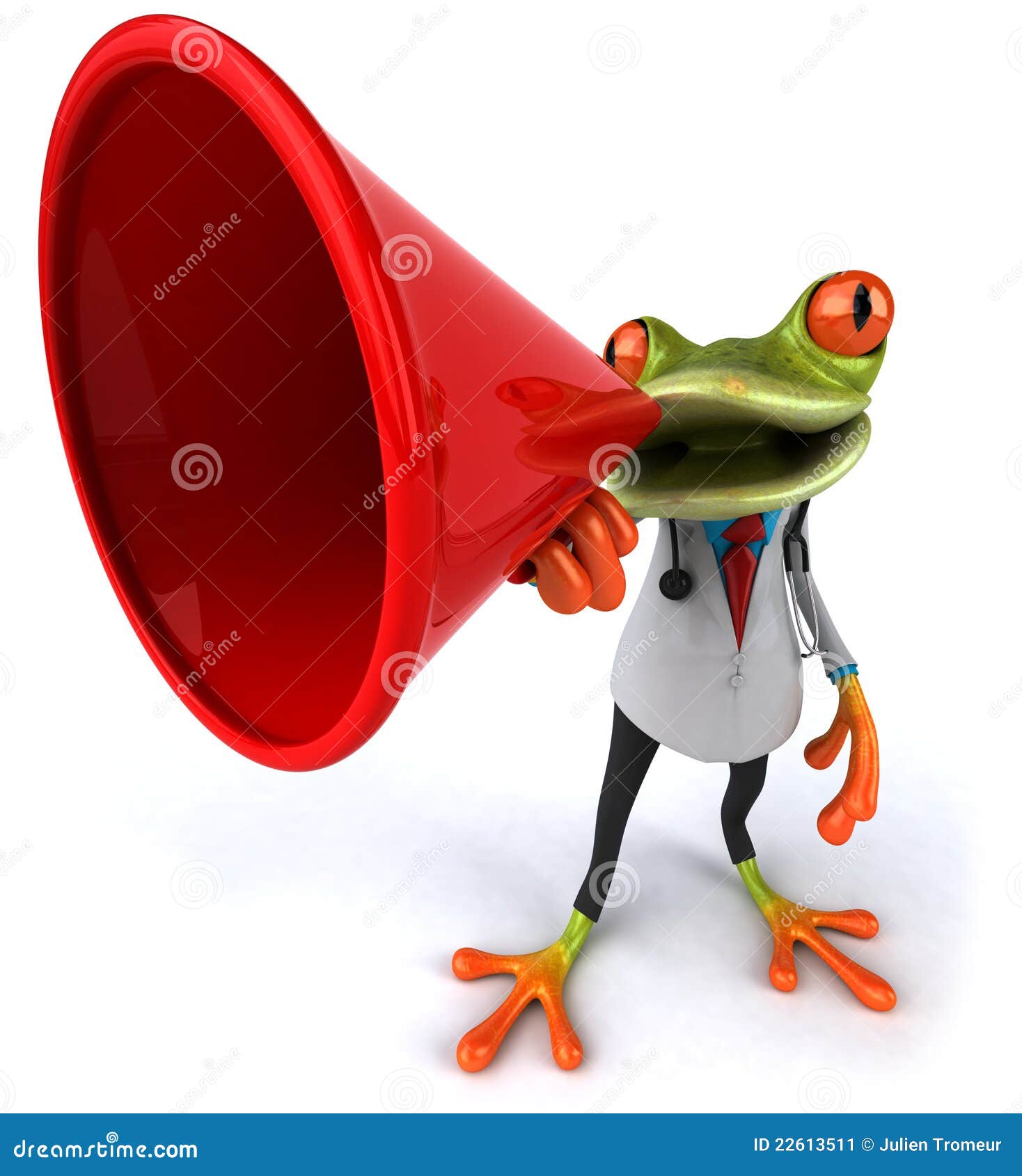 Frog doctor stock illustration. Illustration of amazonian - 22613511