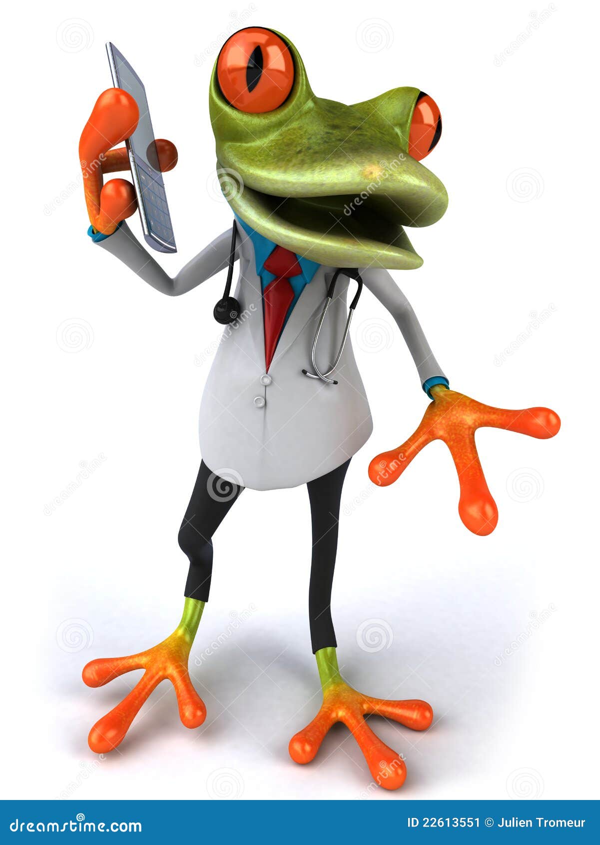 Frog doctor stock illustration. Illustration of wildlife - 22613551