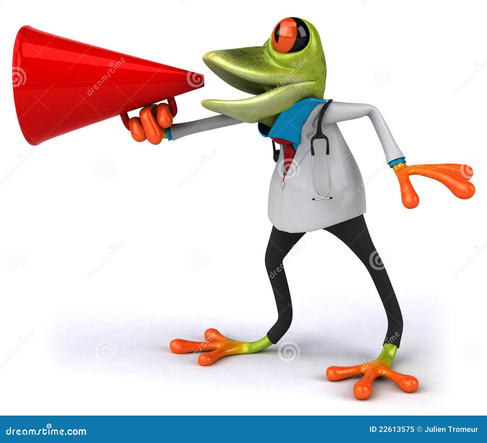 Frog doctor stock illustration. Illustration of nature - 22613575