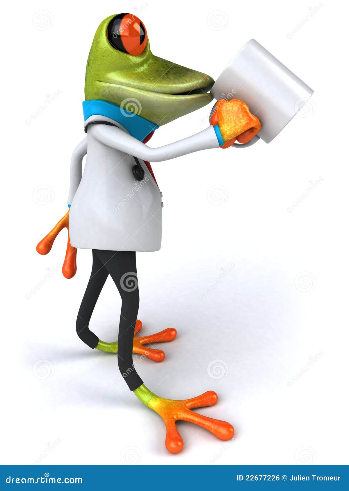 Frog doctor stock illustration. Illustration of forest - 22677226