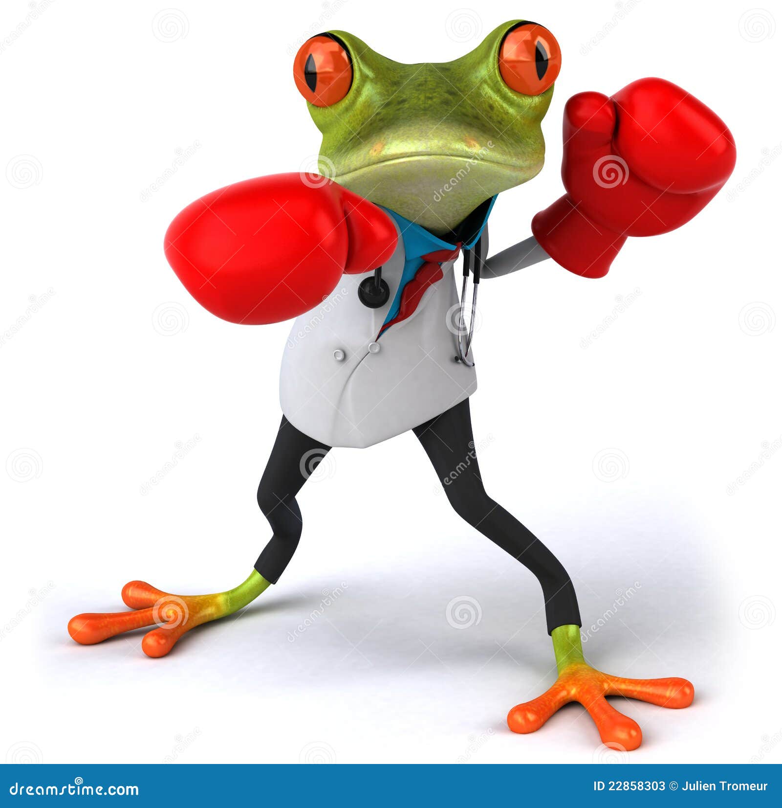 Frog doctor stock illustration. Illustration of amazonian - 22858303