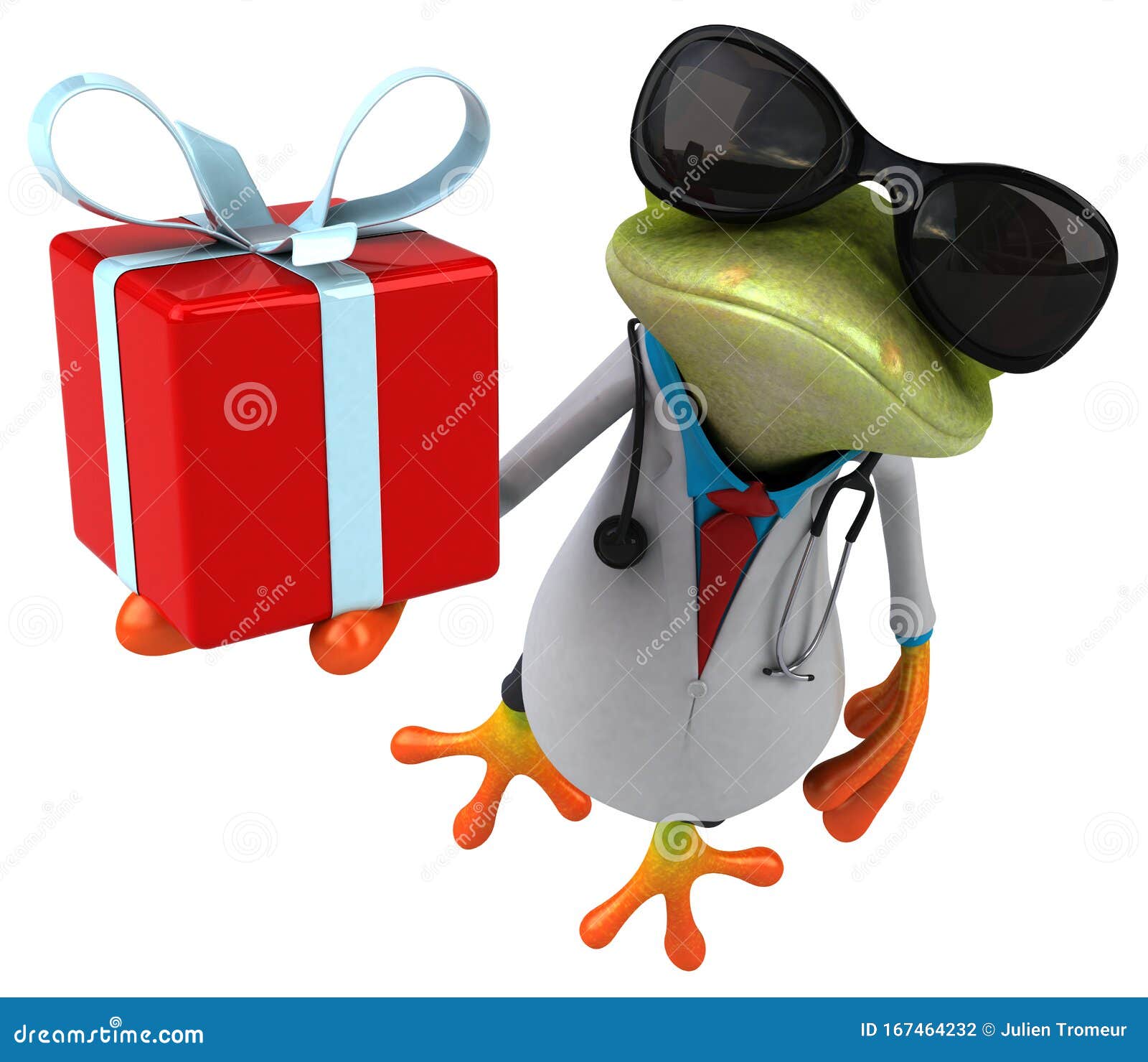 Frog Doctor - 3D Illustration Stock Illustration - Illustration of ...