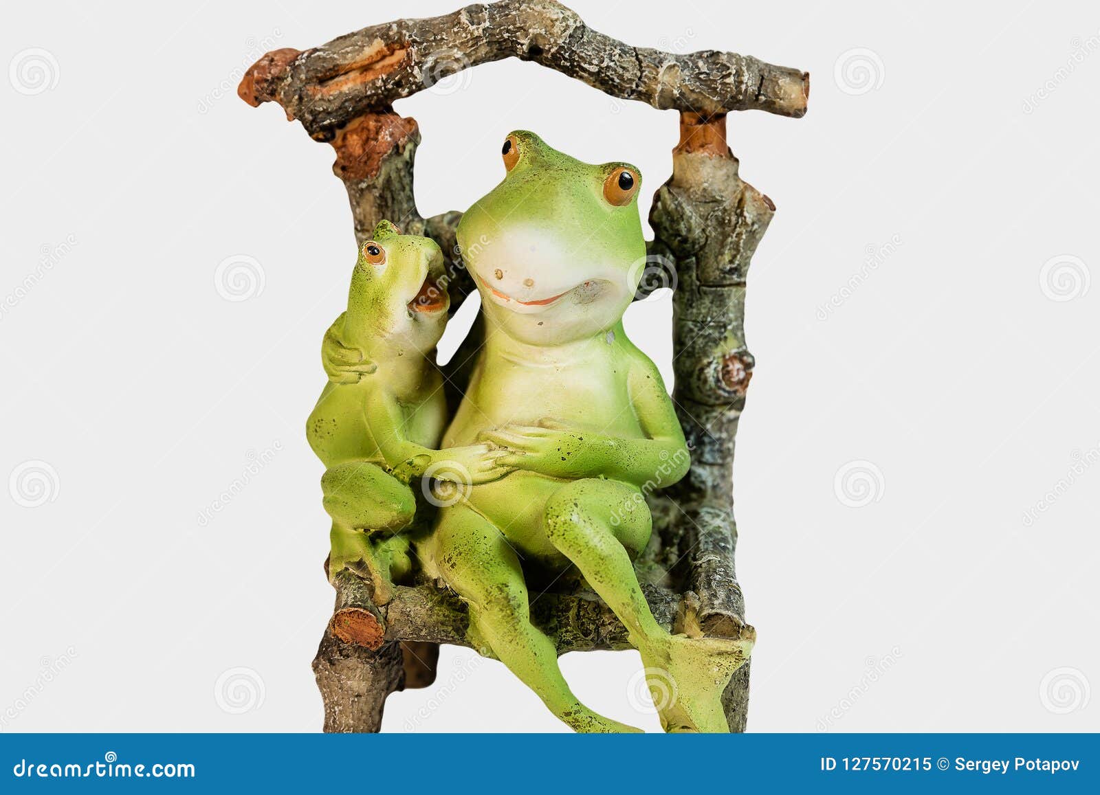 Frog Figure. Decorative Figure of a Frog Stock Image - Image of cute ...
