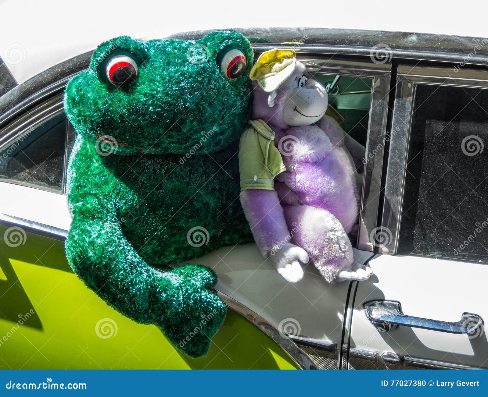 Frog and Gorilla Take a Ride Editorial Image - Image of artwork, color ...