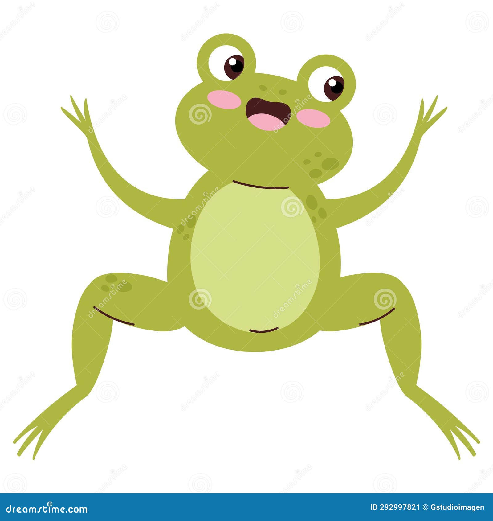 Frog Happy Birthday Stock Photography | CartoonDealer.com #19408676