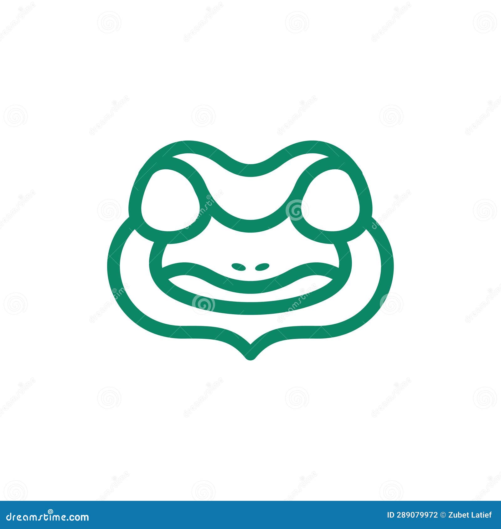 Frog Face Template
