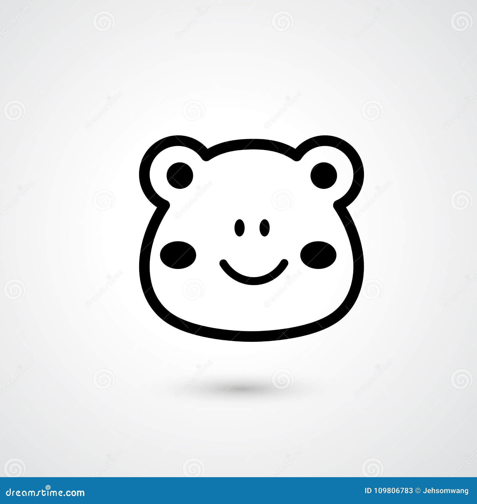 Frog Head Green Angry Face Cartoon Logo Symbol Icon Vector Graphic ...