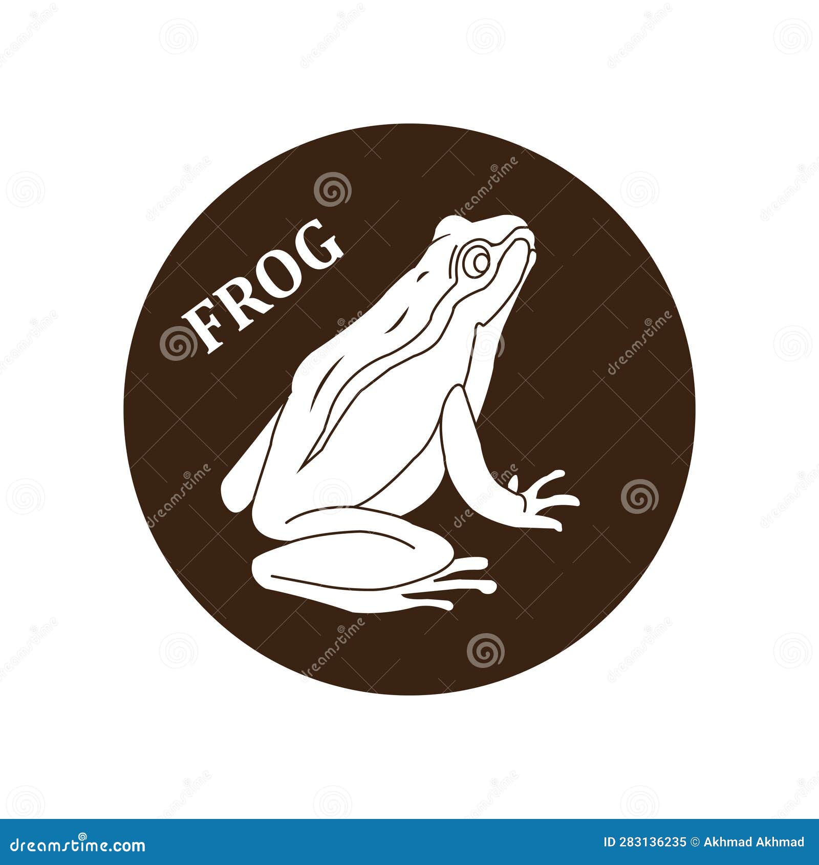 Frog icon stock vector. Illustration of tropical, ecosystem - 283136235