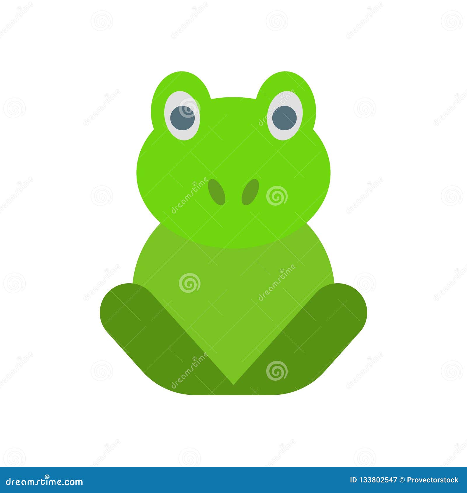 Frog Icon Vector Sign and Symbol Isolated on White Background Stock ...