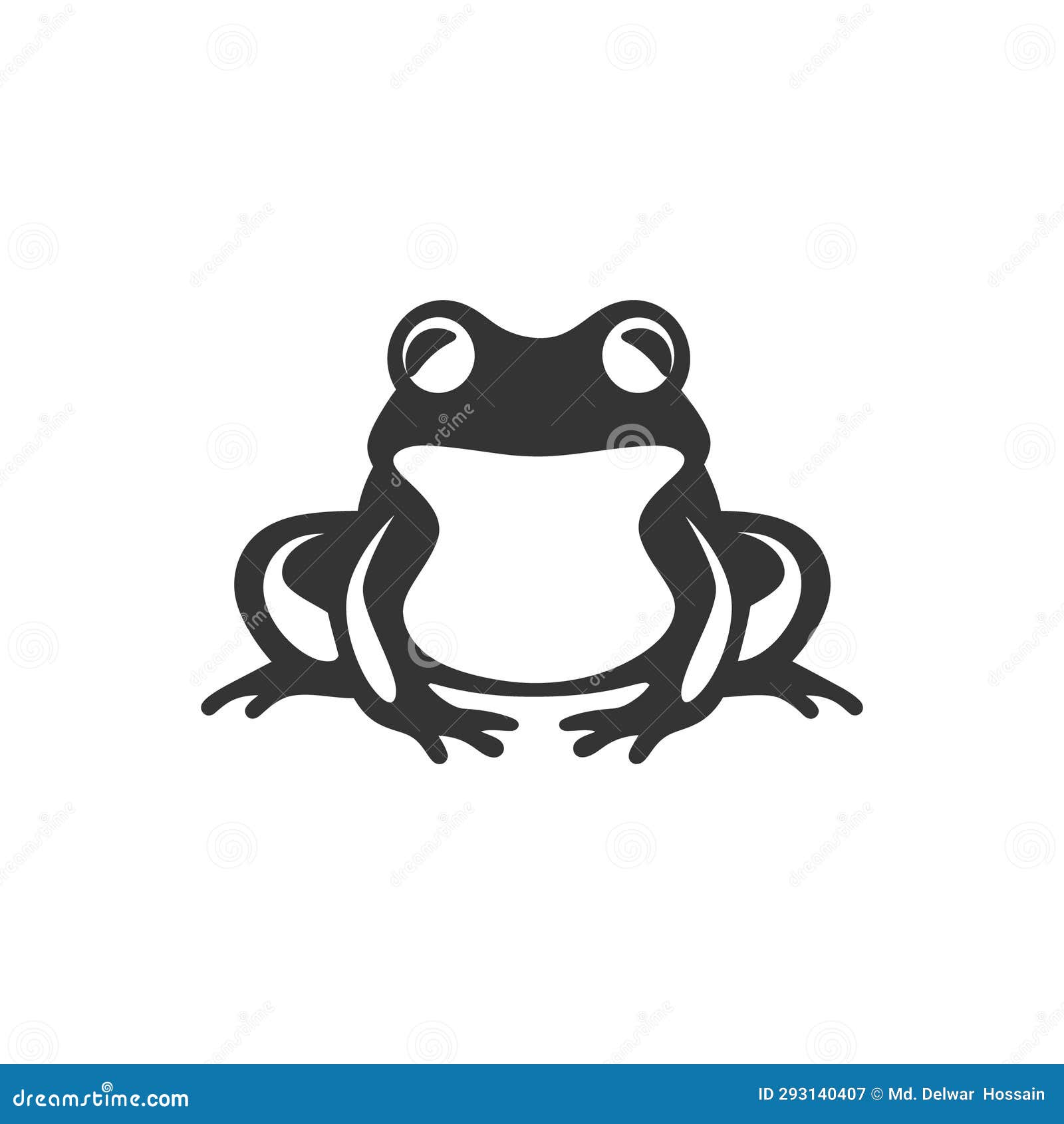 Frog Icon. Trendy Flat Vector Frog Icon On White Background From ...