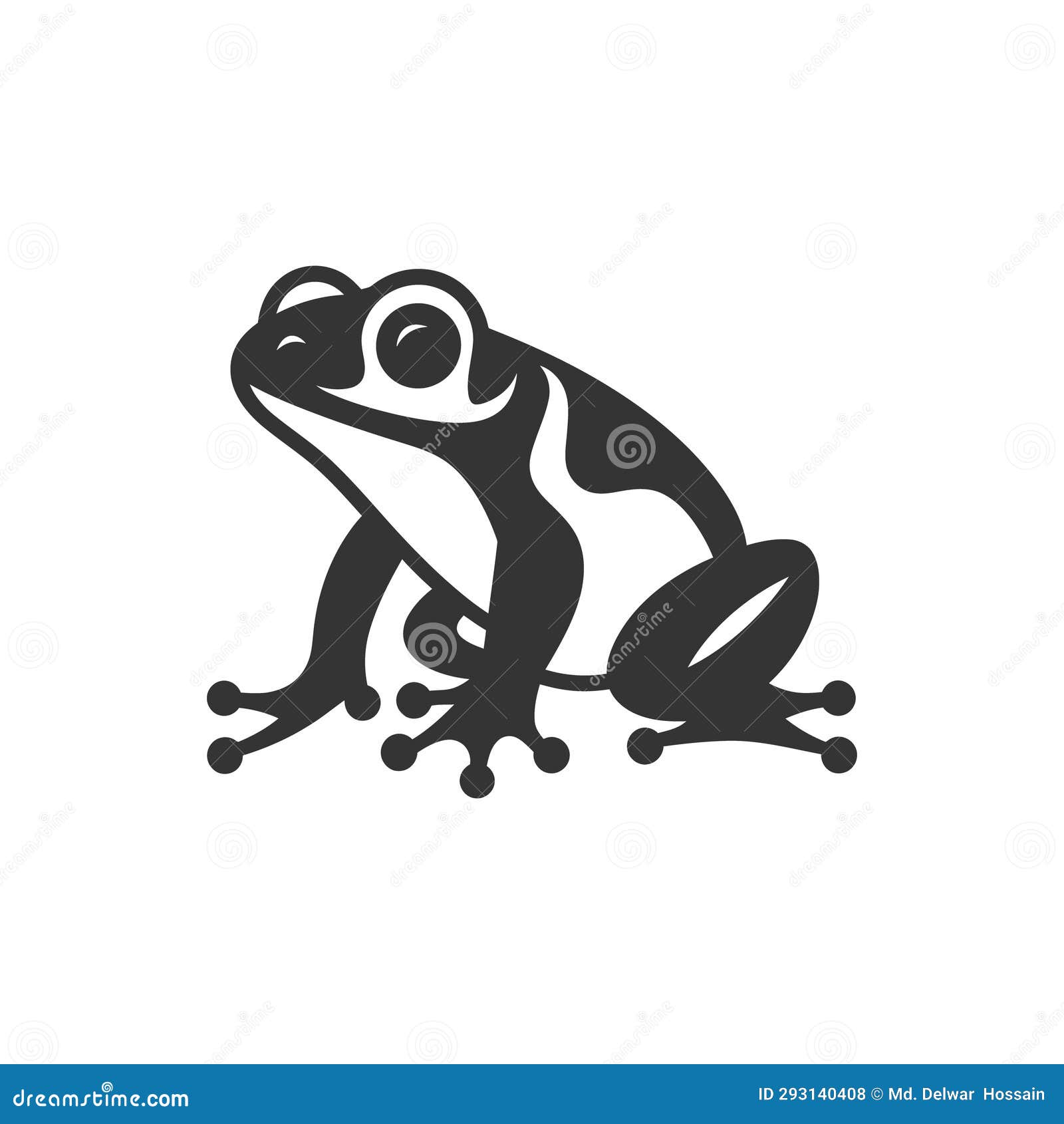Frog Icon. Trendy Flat Vector Frog Icon On White Background From ...