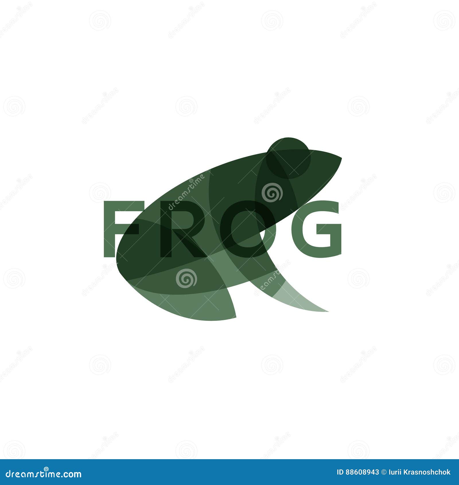 Frog With At Mark Symbol Royalty-Free Stock Photography | CartoonDealer ...