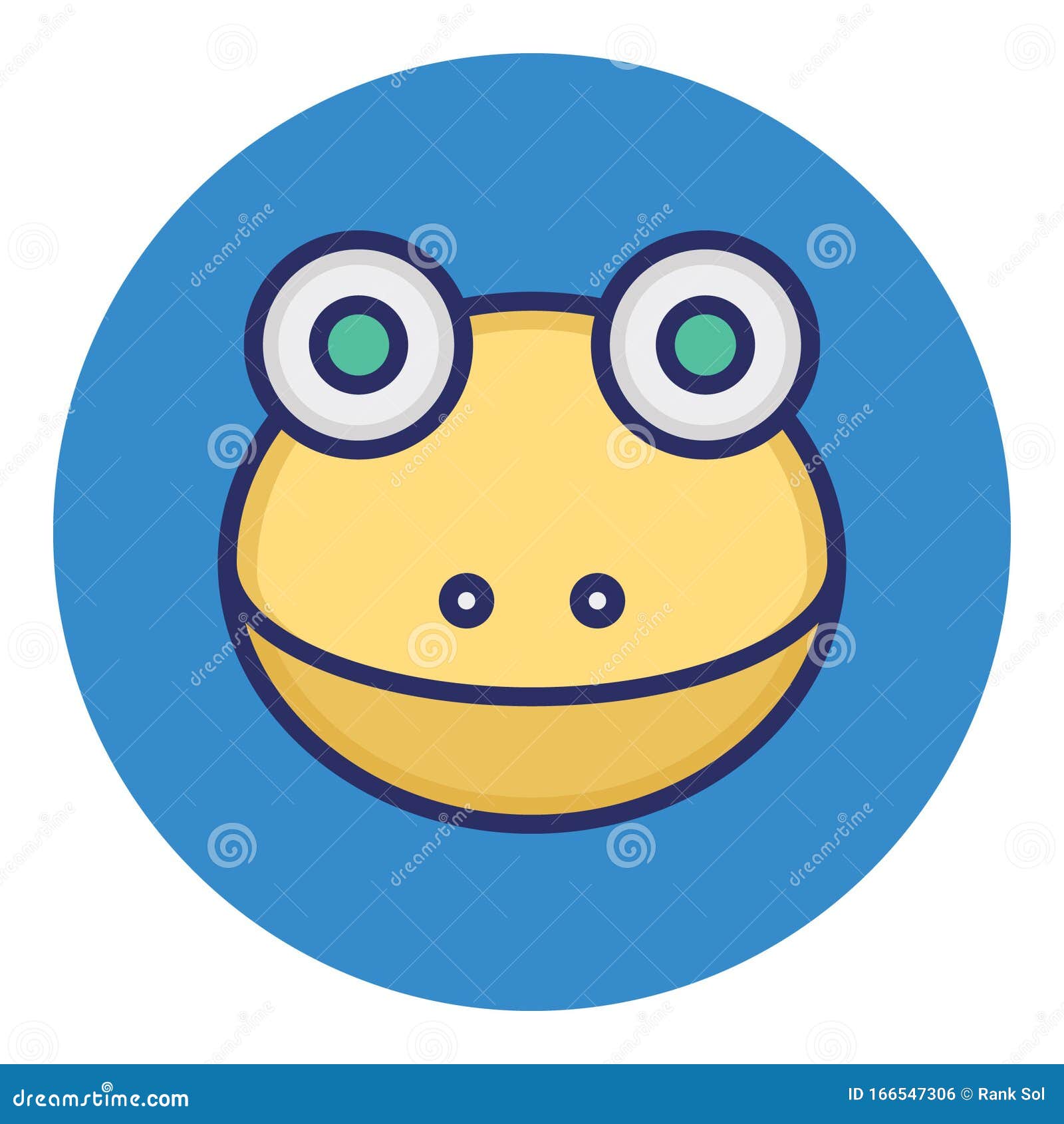 Frog Isolated Vector Icon Which Can Be Easily Modified or Edited As You ...