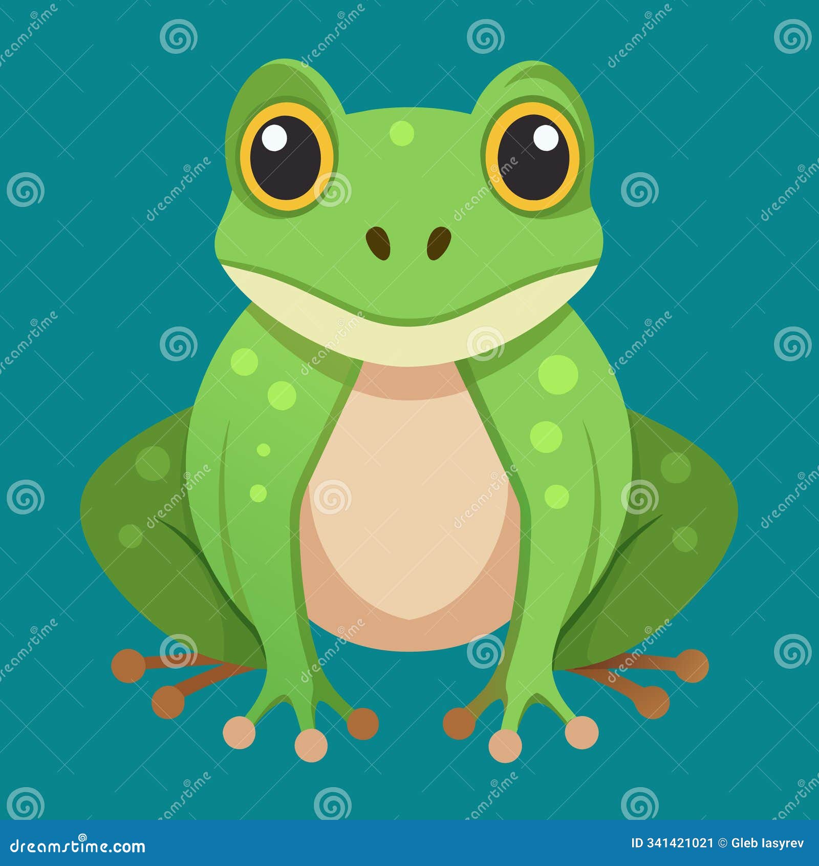 Frog Jumping Icon. Sequences or Footage for Motion Design. Cartoon Toad ...