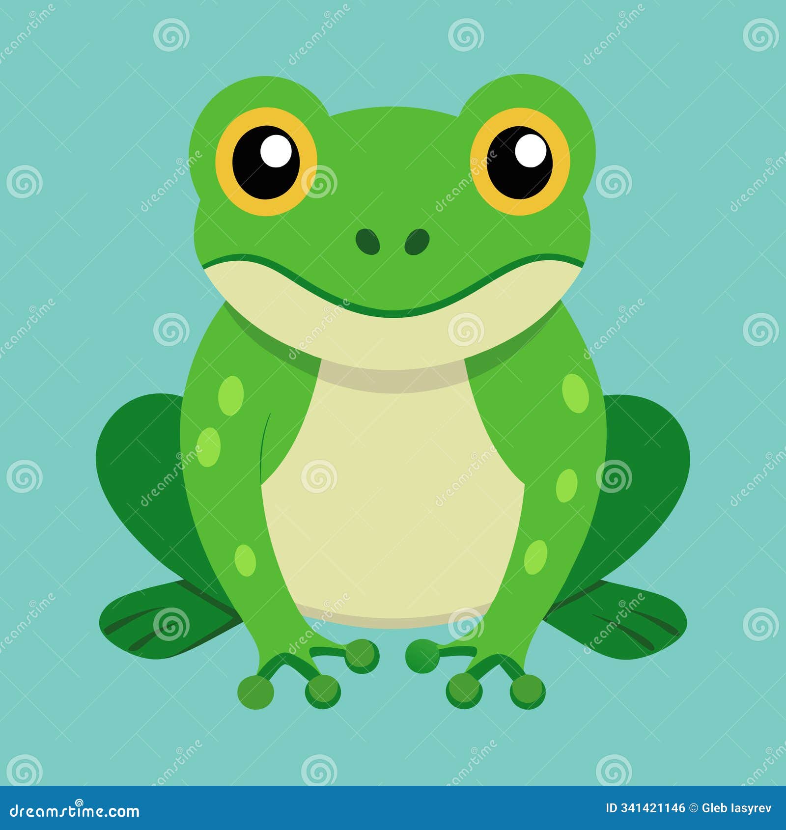 Frog Jumping Icon. Sequences or Footage for Motion Design. Cartoon Toad ...