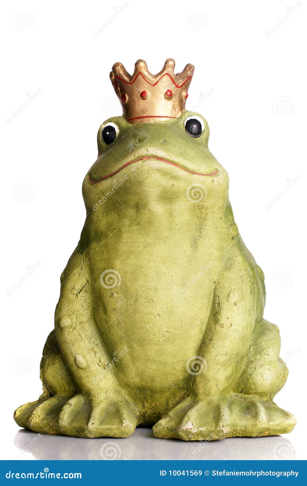 Frog King stock image. Image of little, bound, path, crown - 10041569