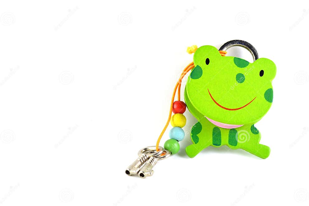 Frog Lock and Key stock photo. Image of white, lock, thailand - 42675818