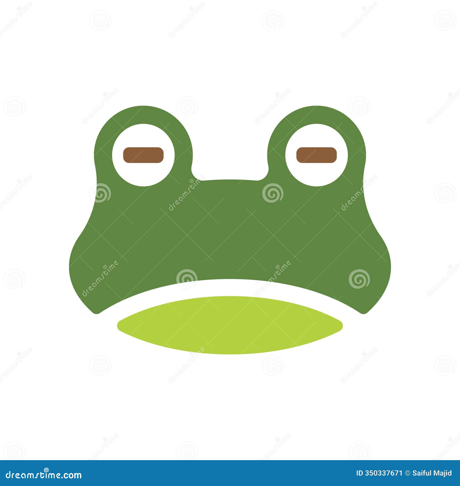 Frog Logo Template Icon stock illustration. Illustration of amphibian ...