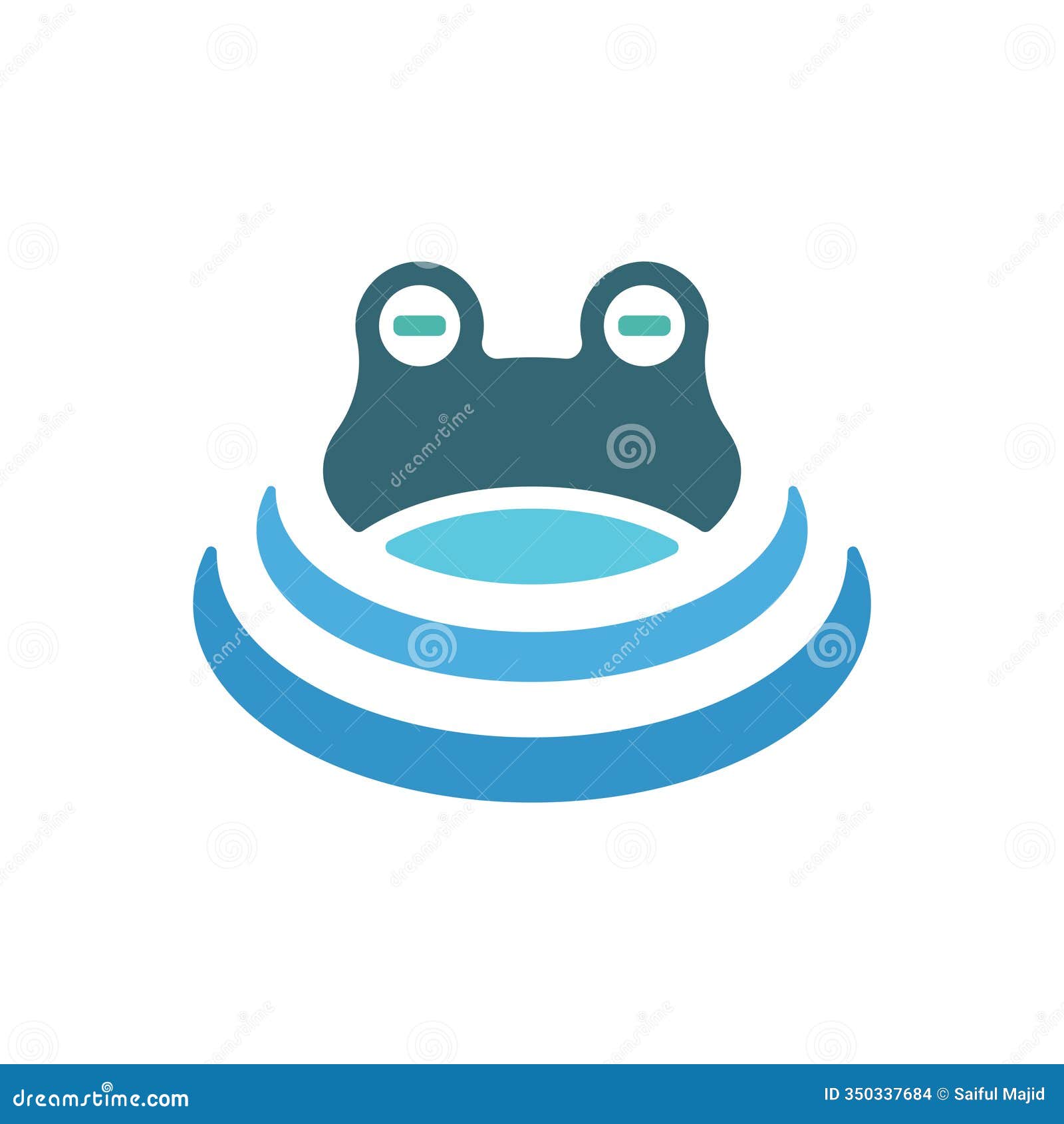 Frog Logo Template Icon stock illustration. Illustration of vector ...
