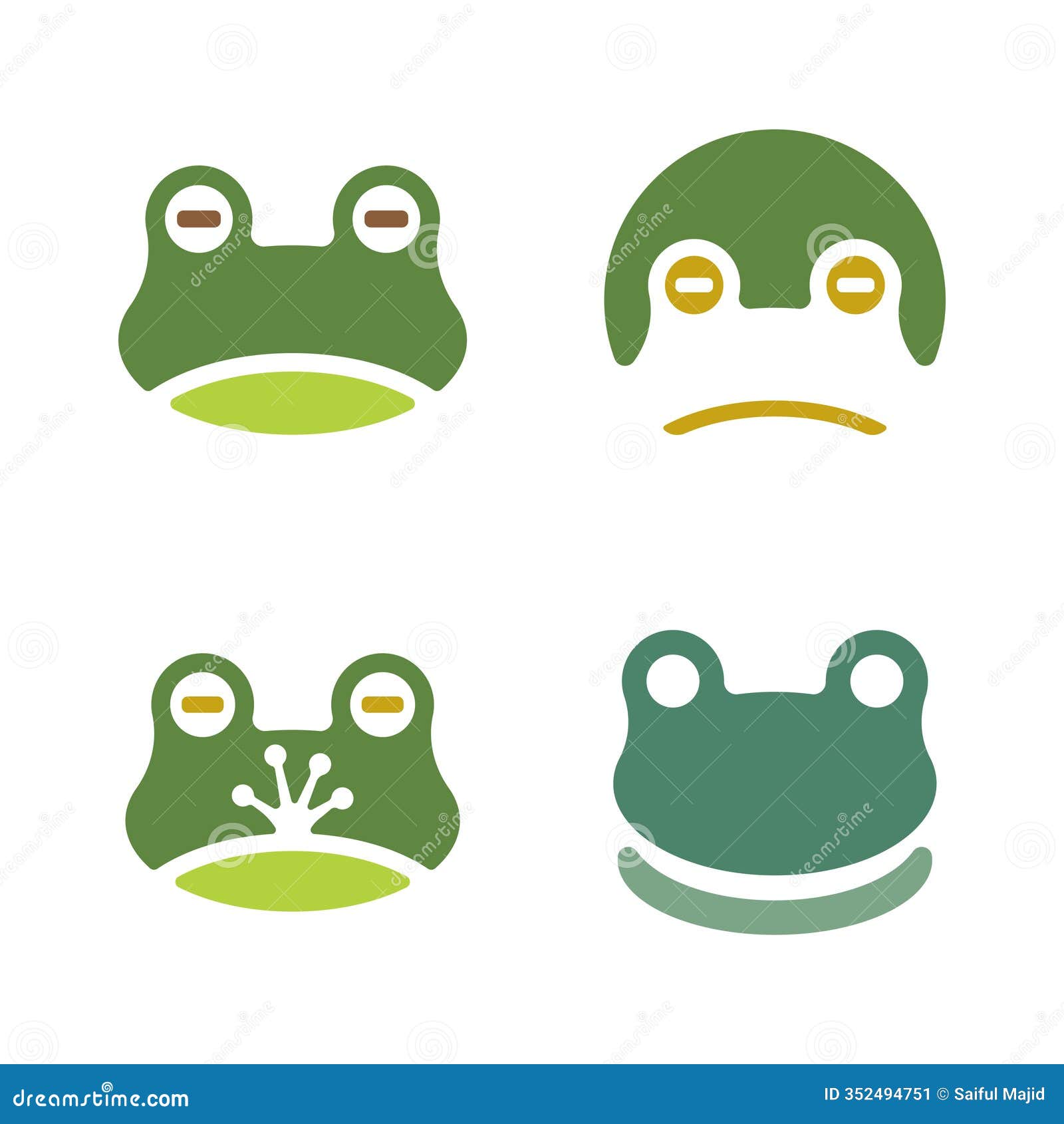 Frog Logo Template Icon stock illustration. Illustration of silhouette ...