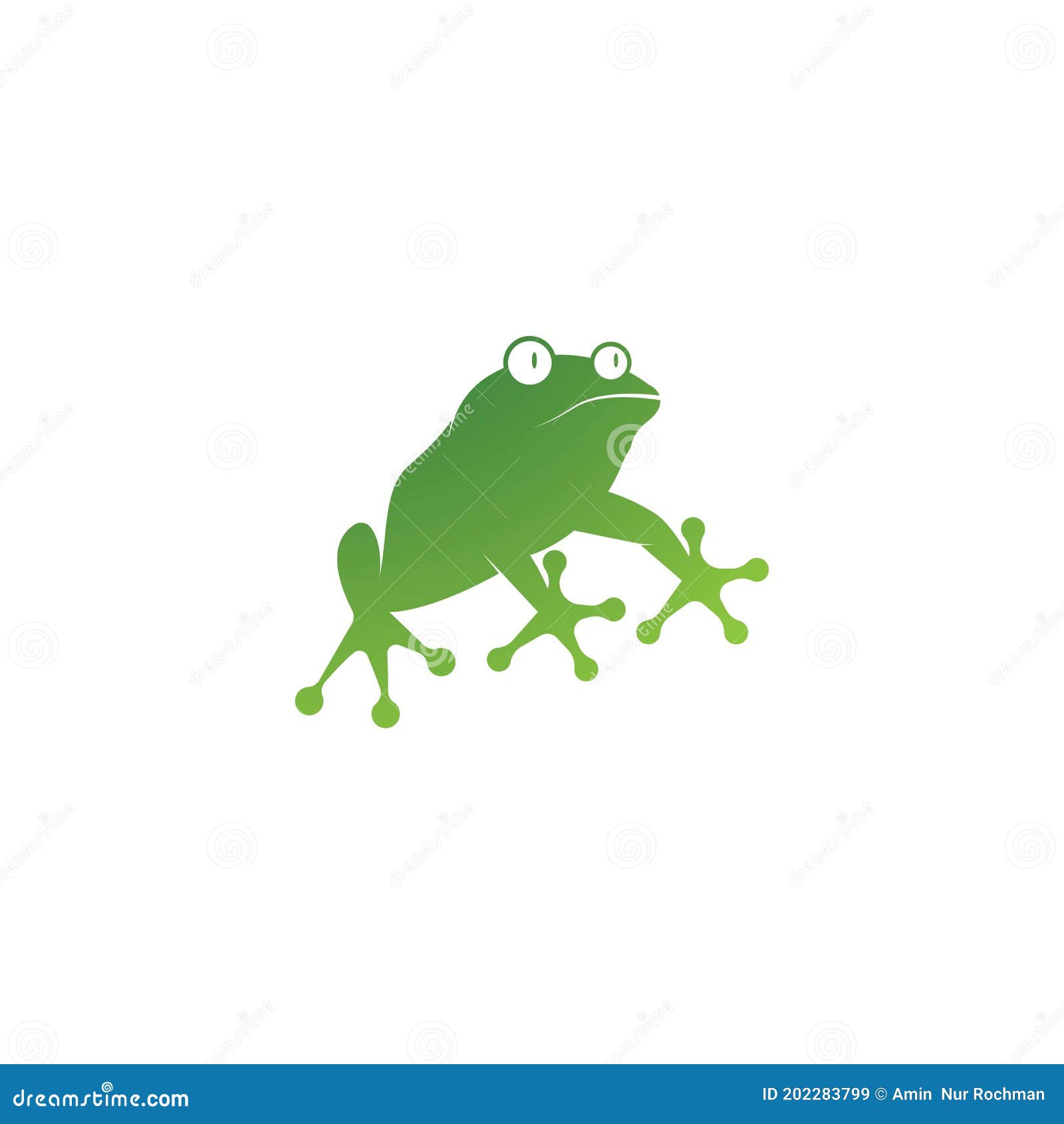 Frog Logo Template vector stock vector. Illustration of pattern - 202283799