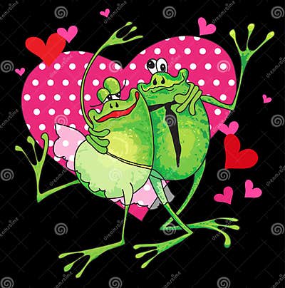 Frog lovers stock vector. Illustration of mouth, eyes - 28869438