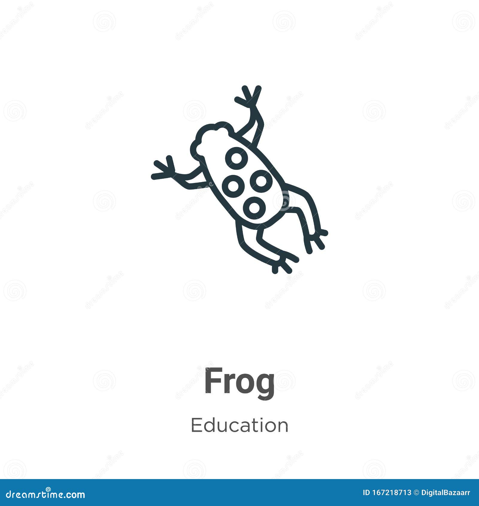 Simple Frog Outline