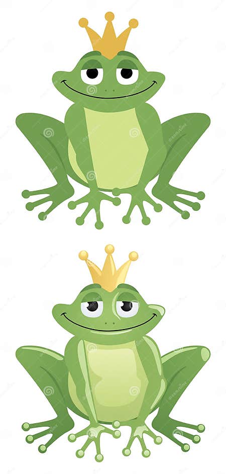 Frog Prince stock vector. Illustration of cartoon, tale - 12827120