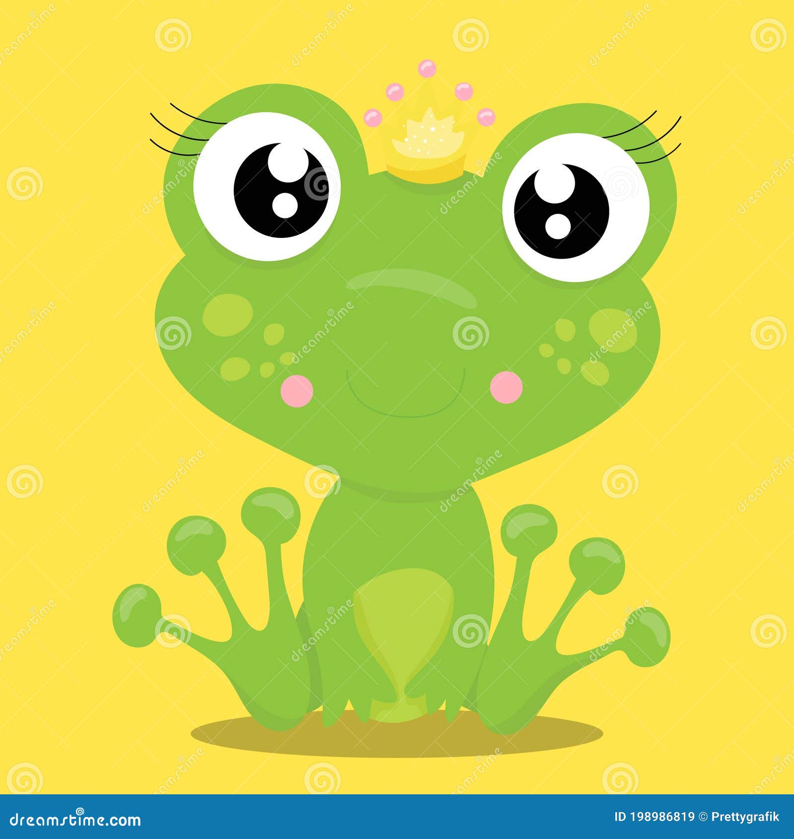 Frog prince 02 stock vector. Illustration of prince - 198986819