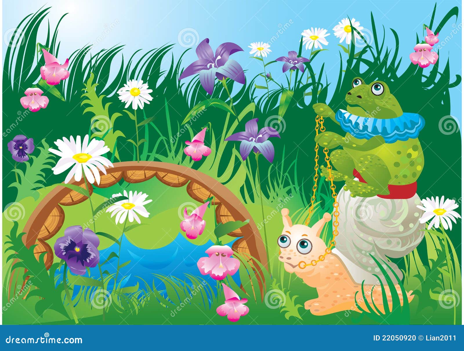 Frog riding snail stock vector. Illustration of green - 22050920 Frog riding snail stock vector. Illustration of green - 22050920