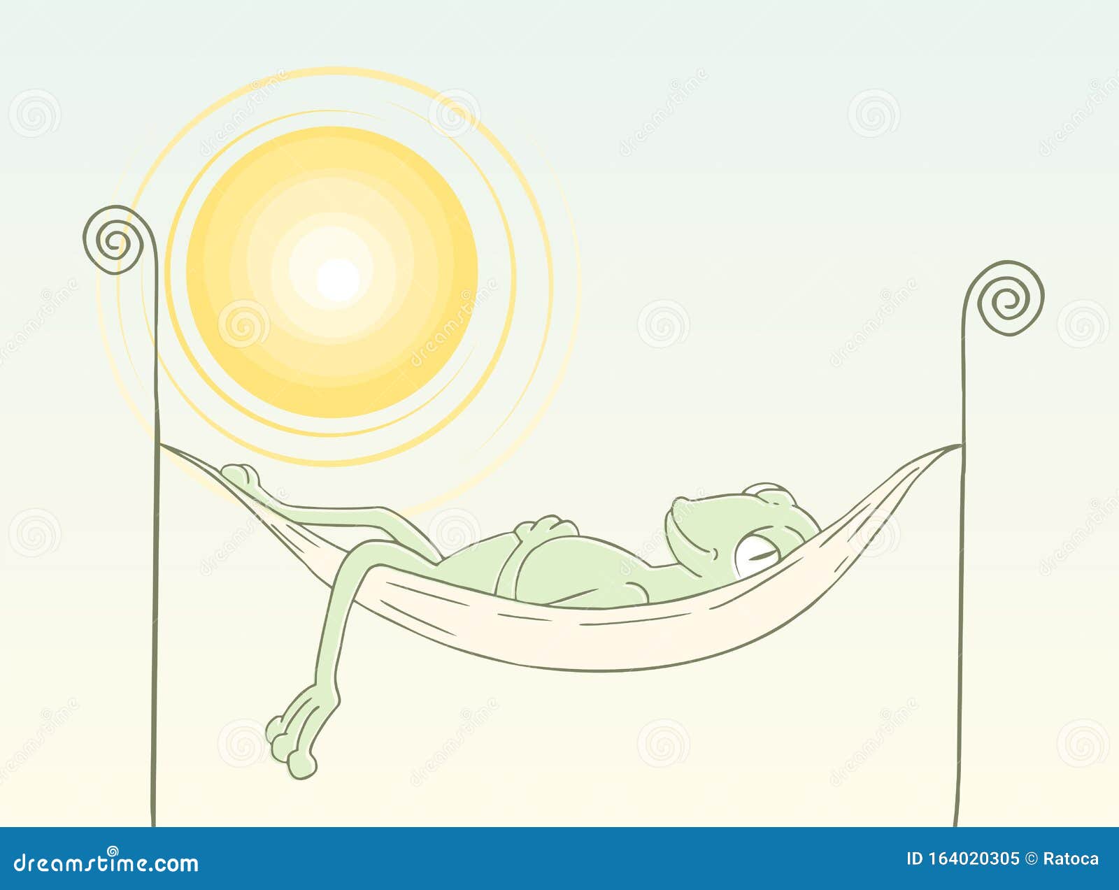 Frog Sleeping Emoji. Toad Avatar Asleep Amphibious. Emotion Reptile ...