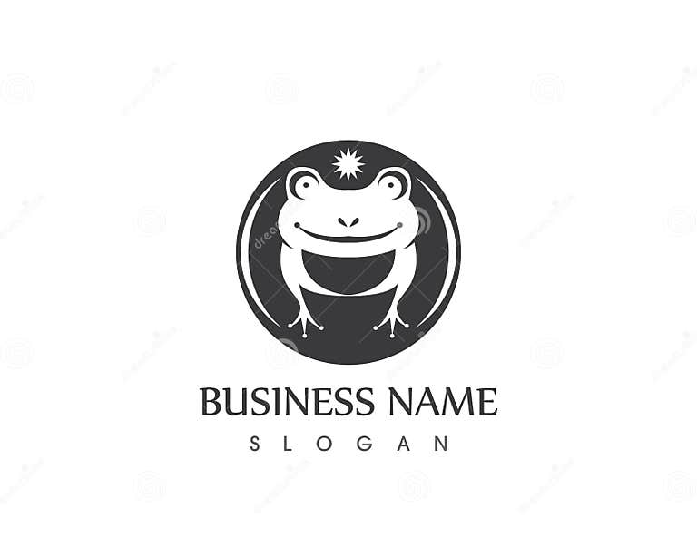 Frog Symbols Logo and Template Stock Vector - Illustration of logo ...
