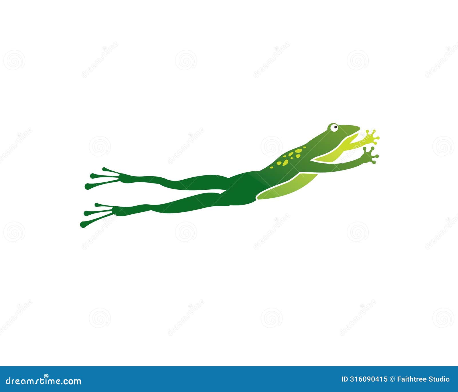 Frog toad leap or jump stock vector. Illustration of frog - 316090415