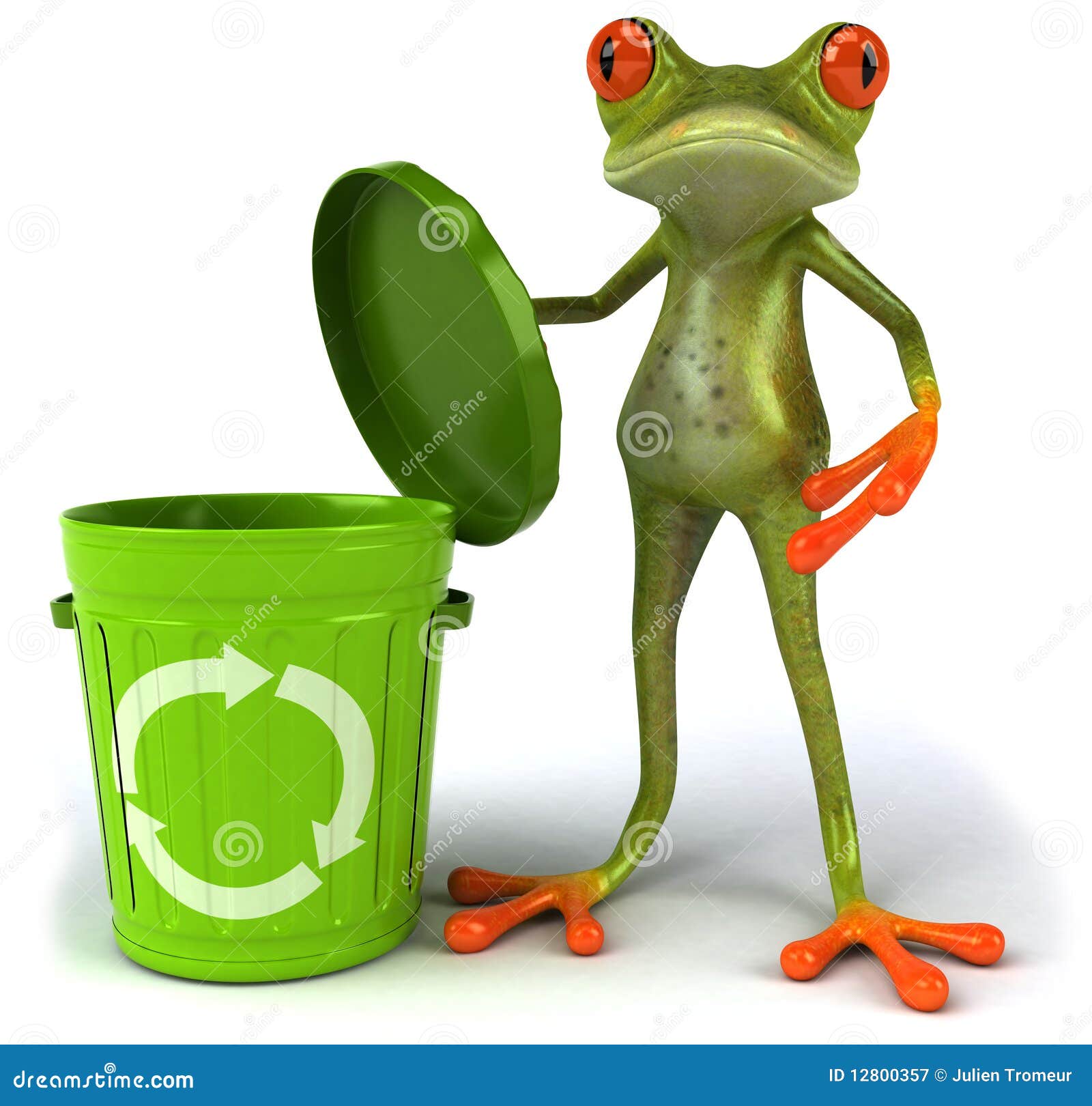 Frog With A Question Mark Stock Image | CartoonDealer.com #12800365